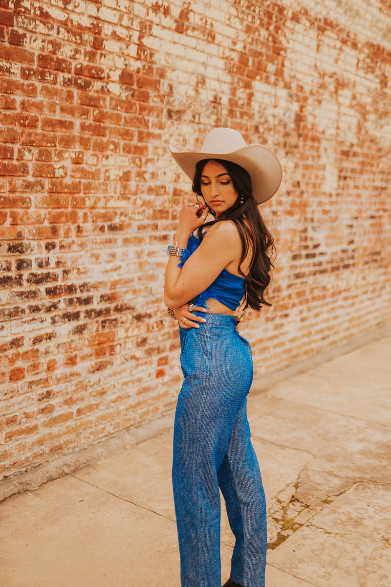 The Beth Top in Royal Blue – Punchy Vaquera