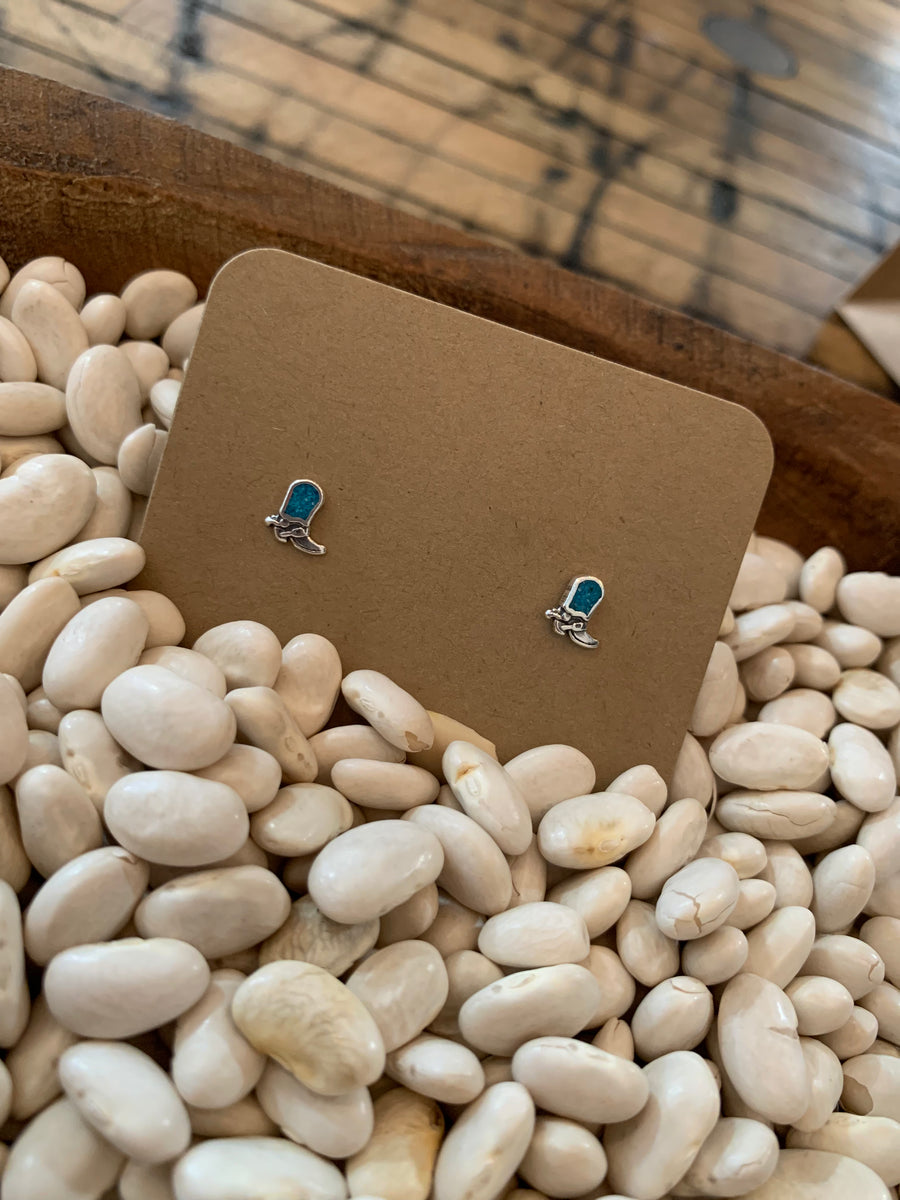 The Cowboy Boot Inlay Studs – Punchy Vaquera